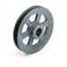 Light Duty V-Belt Sheave, 1 Groove, 0.875 in Finished Bore, 3.95 in OD ...