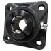 solveindustrial | 4-Bolt Flange Ball Bearing Mounted Unit, 2.00 in Bore, 211 Series, Concentric ...