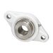 solveindustrial | 2-Bolt Flange Ball Bearing Mounted Unit, 1.1875 in Bore, Thermoplastic Housing ...