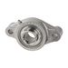 solveindustrial | 2-Bolt Flange Ball Bearing Mounted Unit, 1.1875 in Bore, Stainless Steel ...