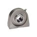 Tapped Base Pillow Block Ball Bearing Mounted Unit, 1.00 in Bore, Stainless Steel Housing ...