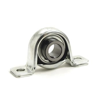 solveindustrial | Pillow Block Ball Bearing Mounted Unit, Light Duty, 0.75 in Bore, Set Screw ...