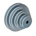 Step Pulley, 3L, 4l, A Belt Section, .50 in Finished Bore, Cast Iron ...