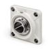 solveindustrial | 4-Bolt Flange Ball Bearing Mounted Unit, 1.125 in Bore, Thermoplastic Housing ...